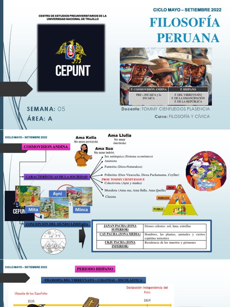 Filosofía Peruana - Cepunt - Prof - Tommy Cienfuegos | PDF