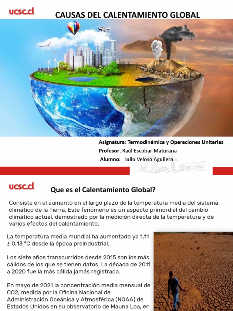 Tarea N 2 Calentamiento Global Jveloso | PDF | Cambio climático | Clima