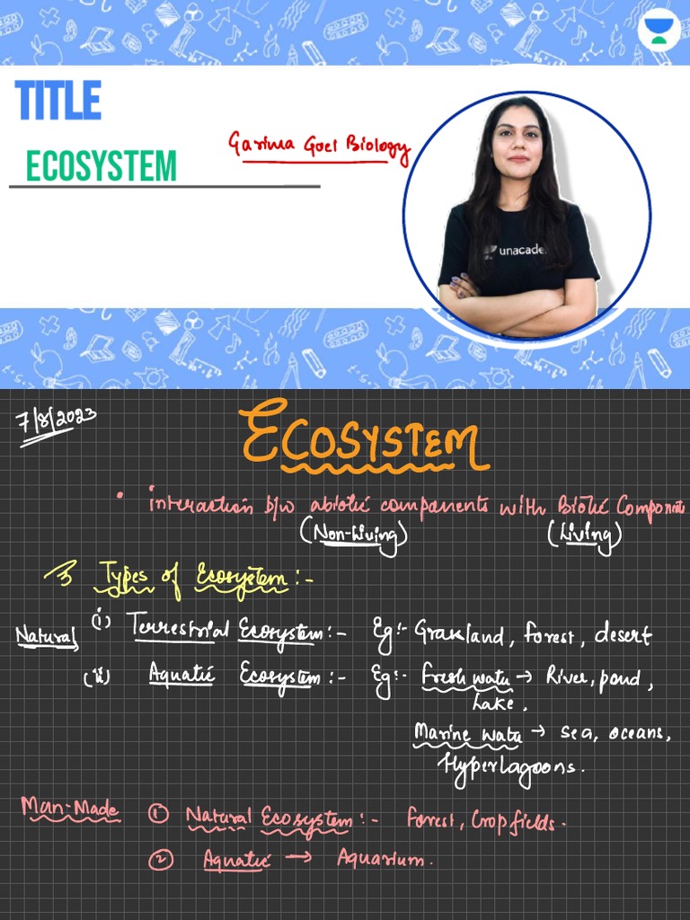 Ecosystem by Garima Goel | PDF