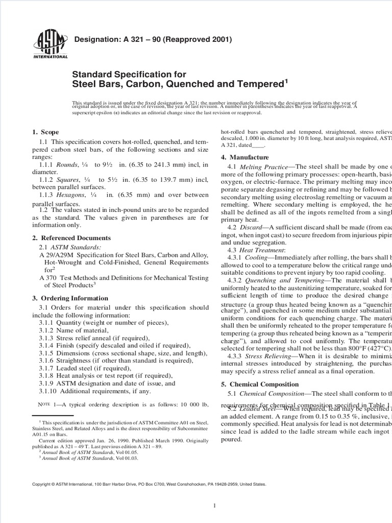 Vdocuments - MX Astm A321 | PDF