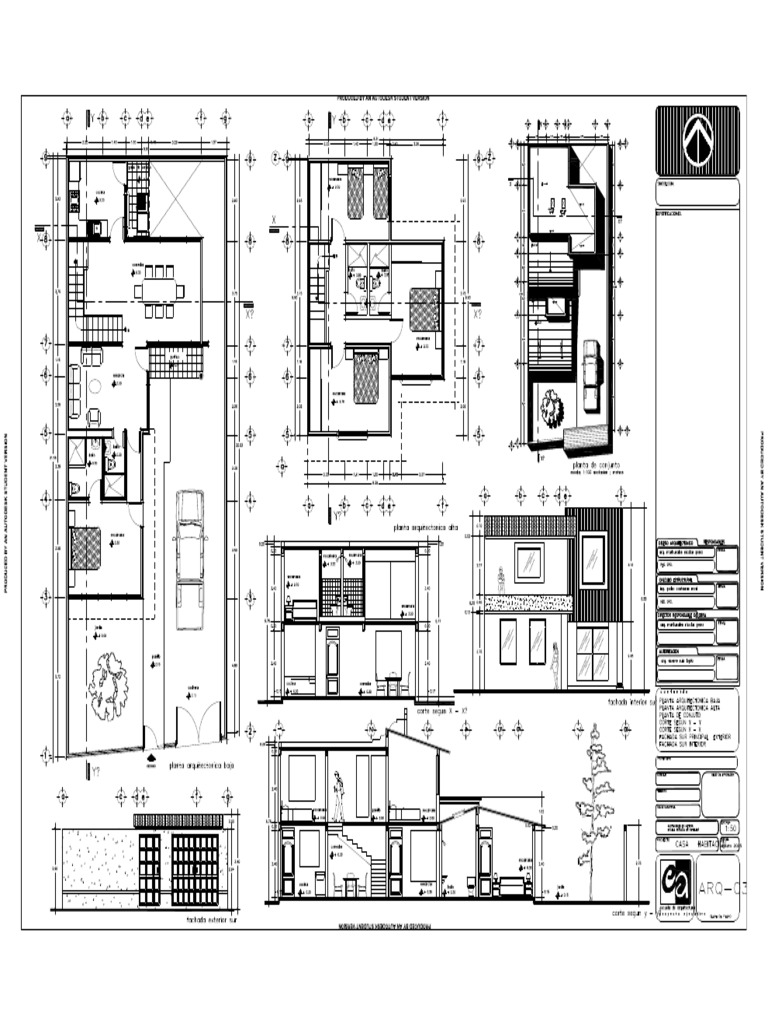 Plano Proyecto Arquitectonico A - Ar04a | PDF