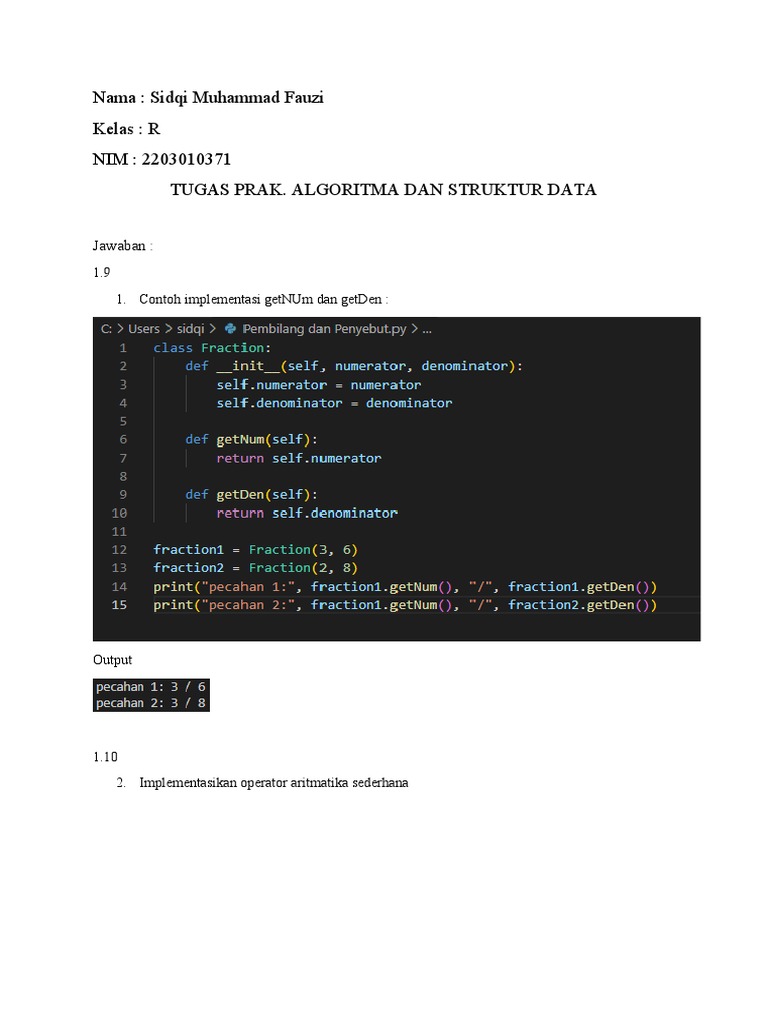 Tugas Prak. Algoritma Dan Struktur Data | PDF Tugas Prak. Algoritma Dan Struktur Data | PDF