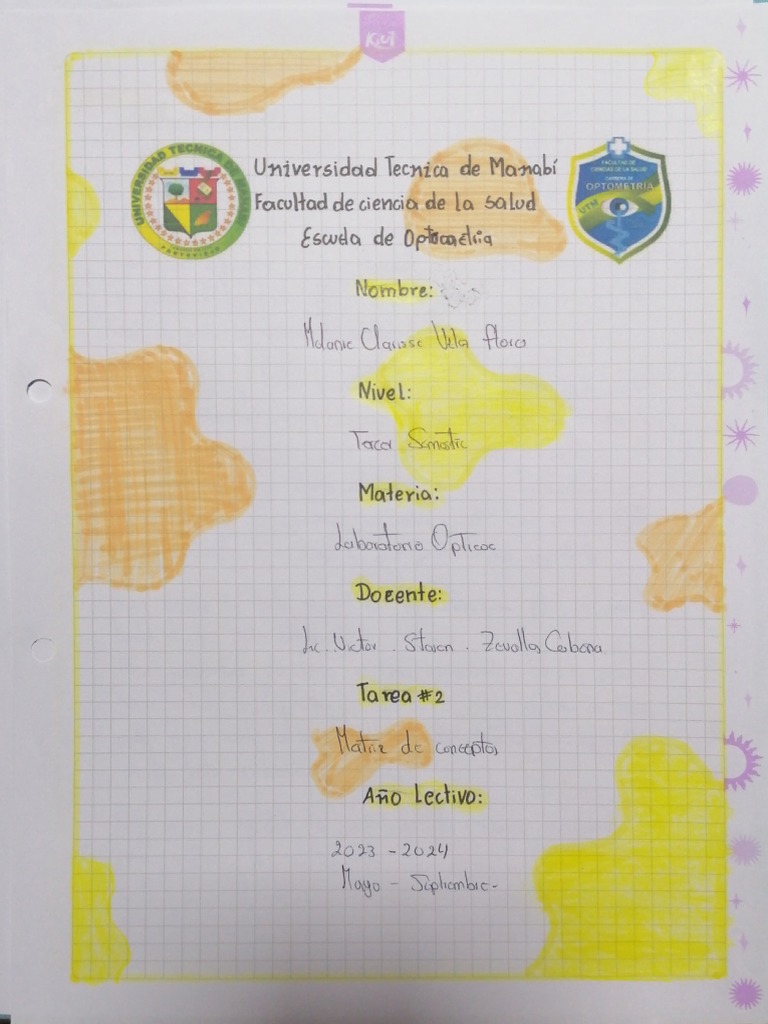 Tarea# 1 Matriz de Conceptos-Lab | PDF