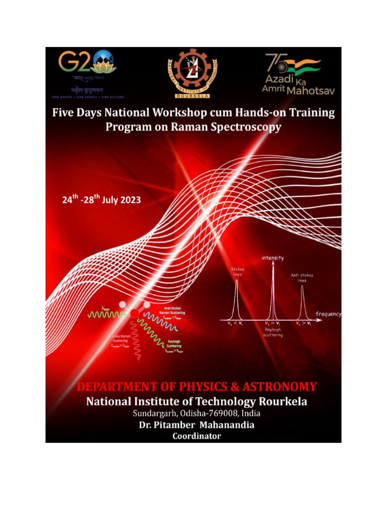 Five Days Workshop - Raman Spectros | PDF | Condensed Matter Physics | Spectroscopy