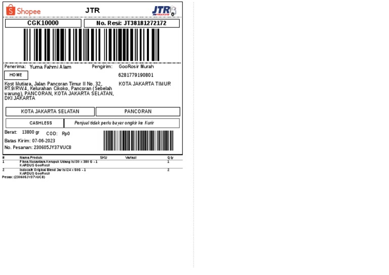 Panduan Fake Order di Shopee | PDF
