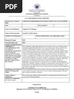 LAC Session Accomplishment Report | PDF | Teachers