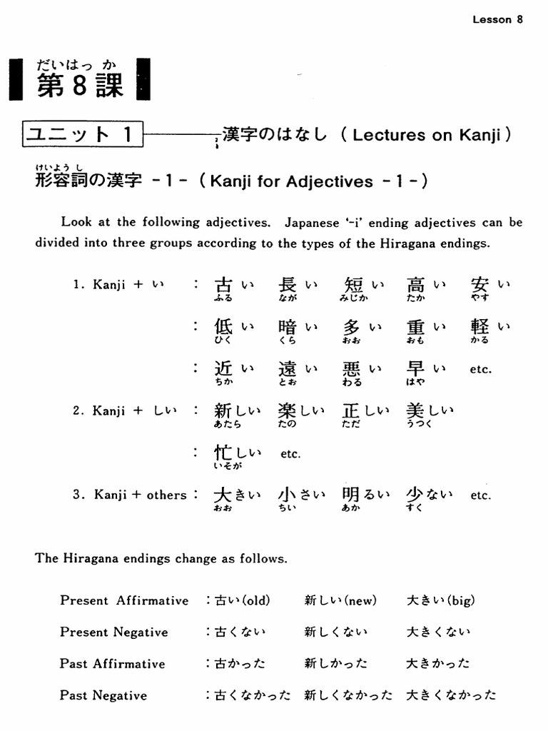 Basic-Kanji-Book,-Vol.-1-[1990] 8 | PDF