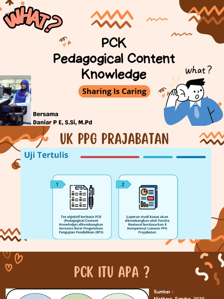 PCK For PPG Prajabatan - Pedagogical Content Knowledge | PDF