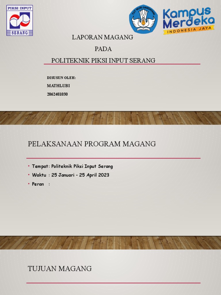 Laporan Magang di Politeknik Piksi | PDF