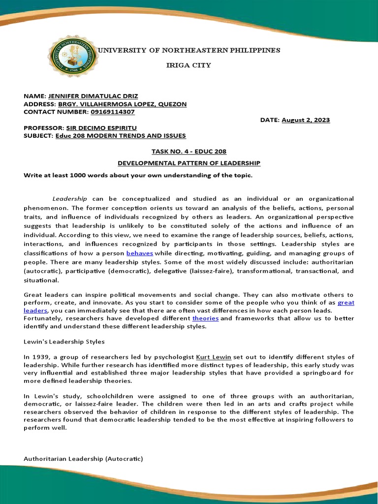 TASK 4 Educ. 208.. | PDF