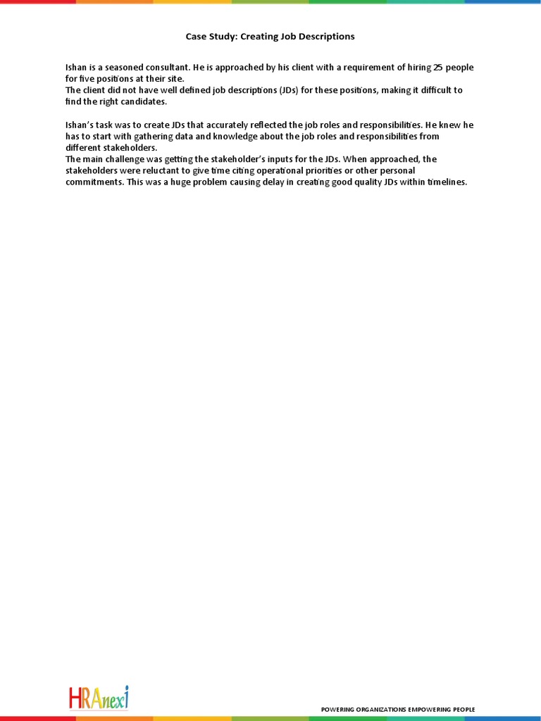 Case Study - Problem Statement | PDF