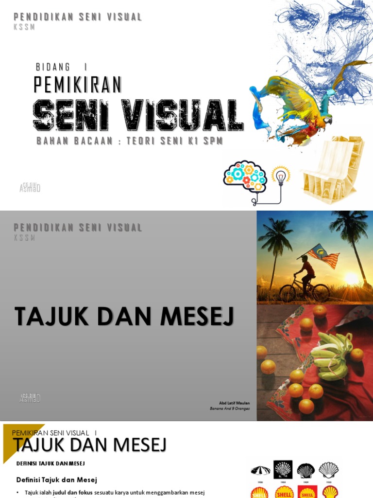 Bidang Pemikiran Seni Visual | PDF