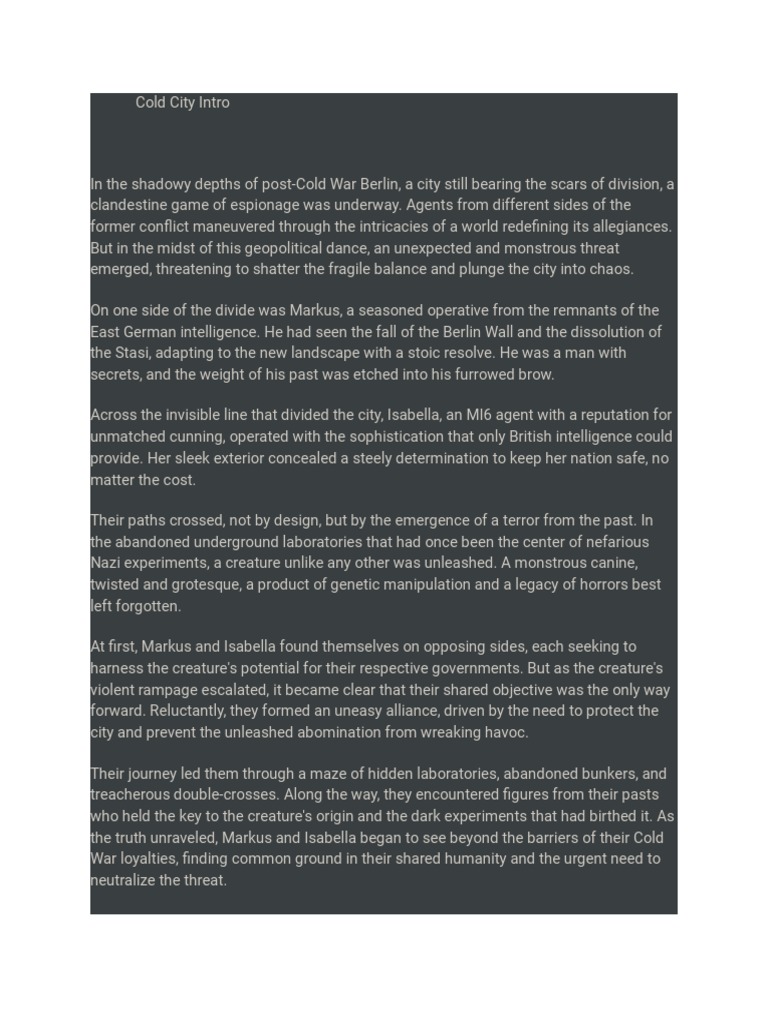 MI6 Agent and East German Operative Unite | PDF | Social Science ...