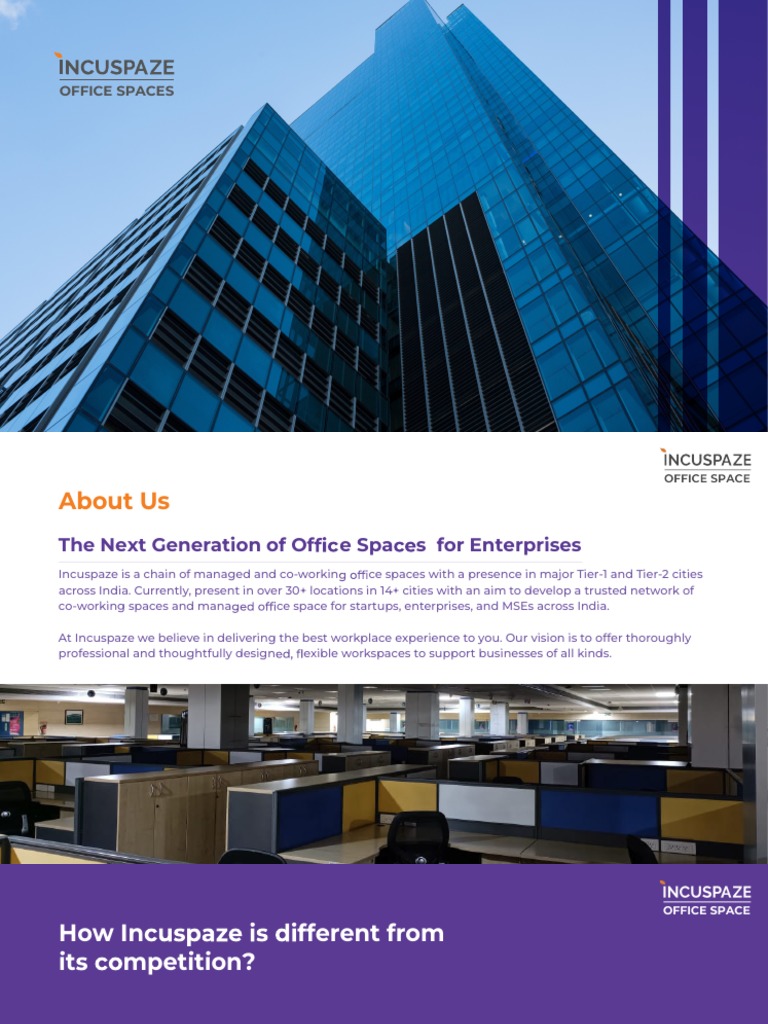 Incuspaze: Premier Coworking Solutions | PDF