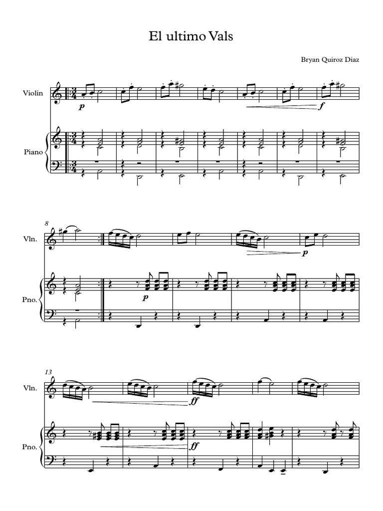 El Ultimo Vals | PDF