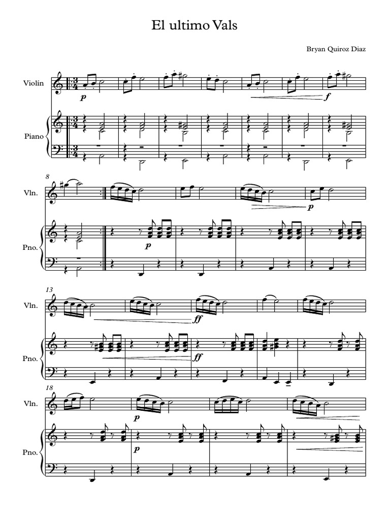 El ultimo Vals | PDF