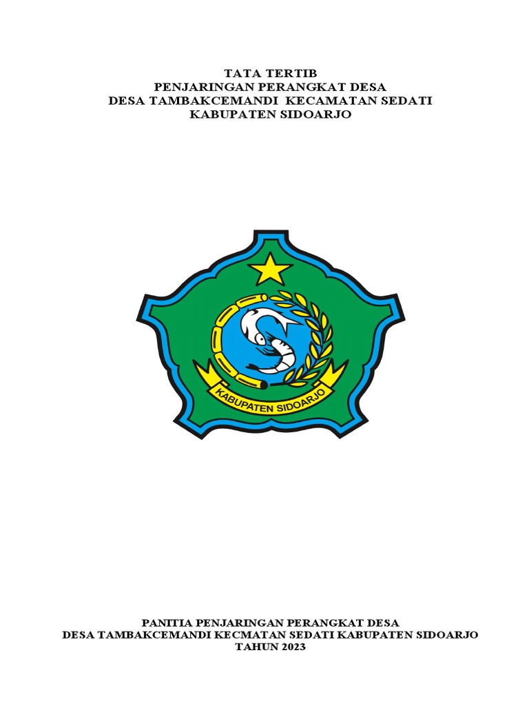 Tata Tertib Penjaringan Perangkat Desa | PDF