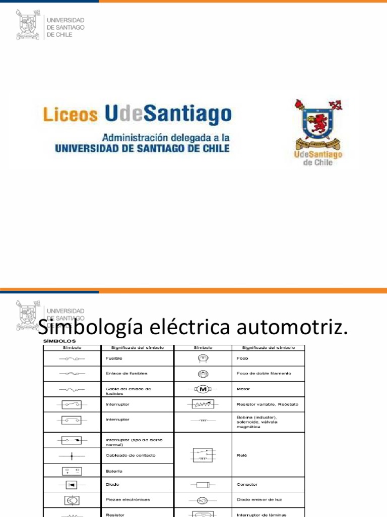 Simbología Eléctrica Usadas en El Área Automotriz | PDF
