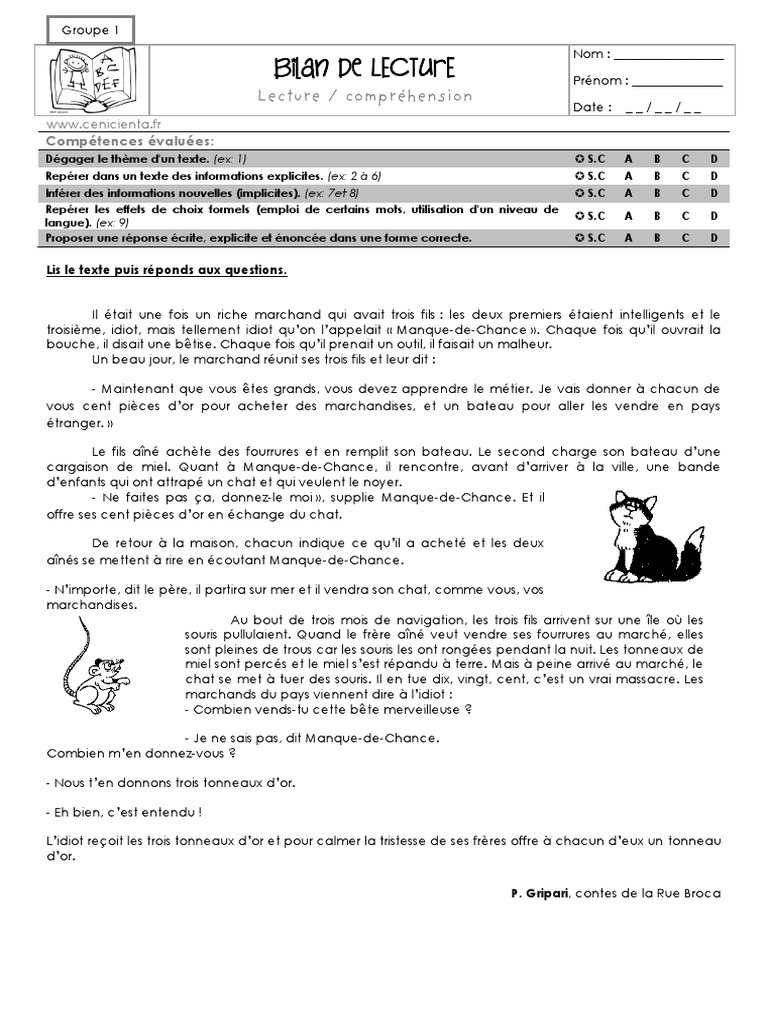 Lecture Compréhension 2 | PDF | Jeunes adultes