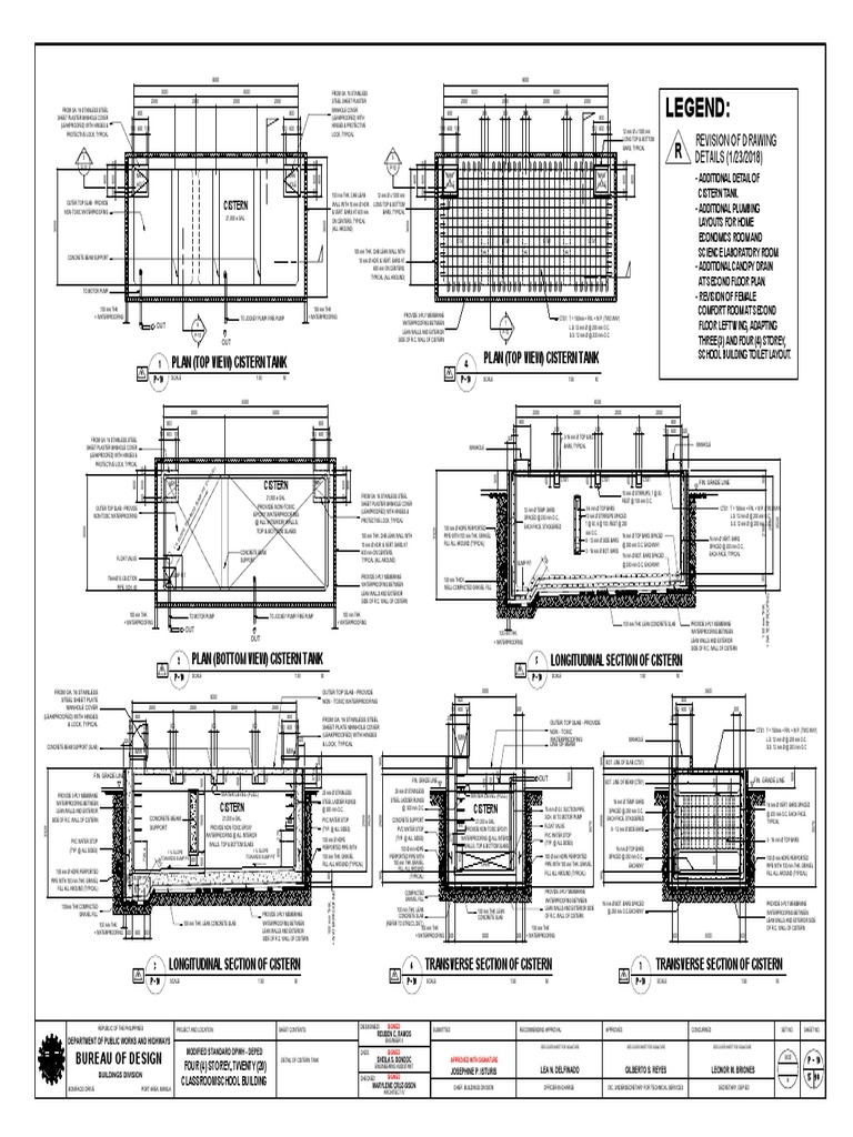 Cistern Tank | PDF | Building | Buildings And Structures