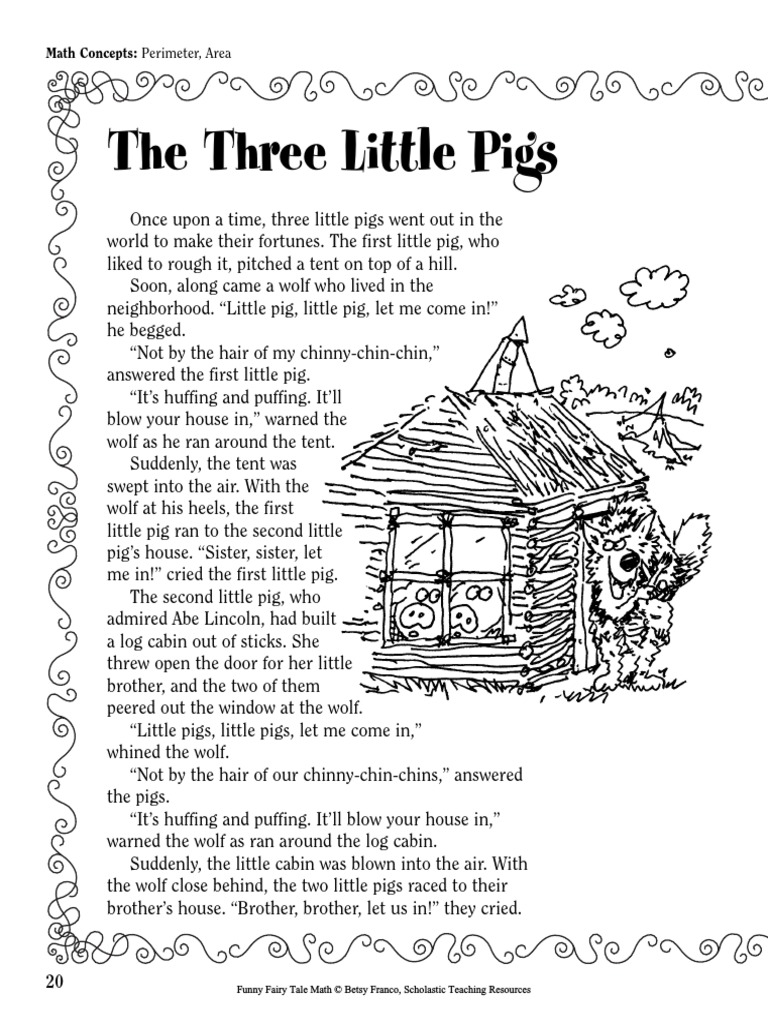 The Three Little Pigs | Download Free PDF | Legendary Creatures ...