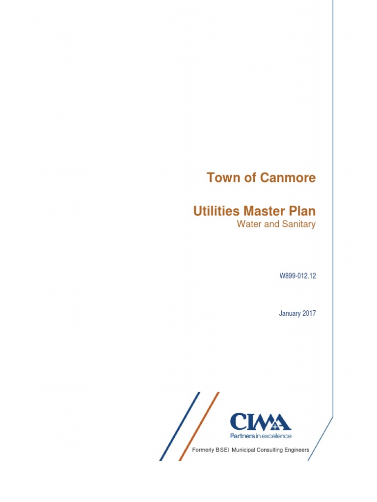 Canmore Utilities Master Plan Overview | PDF