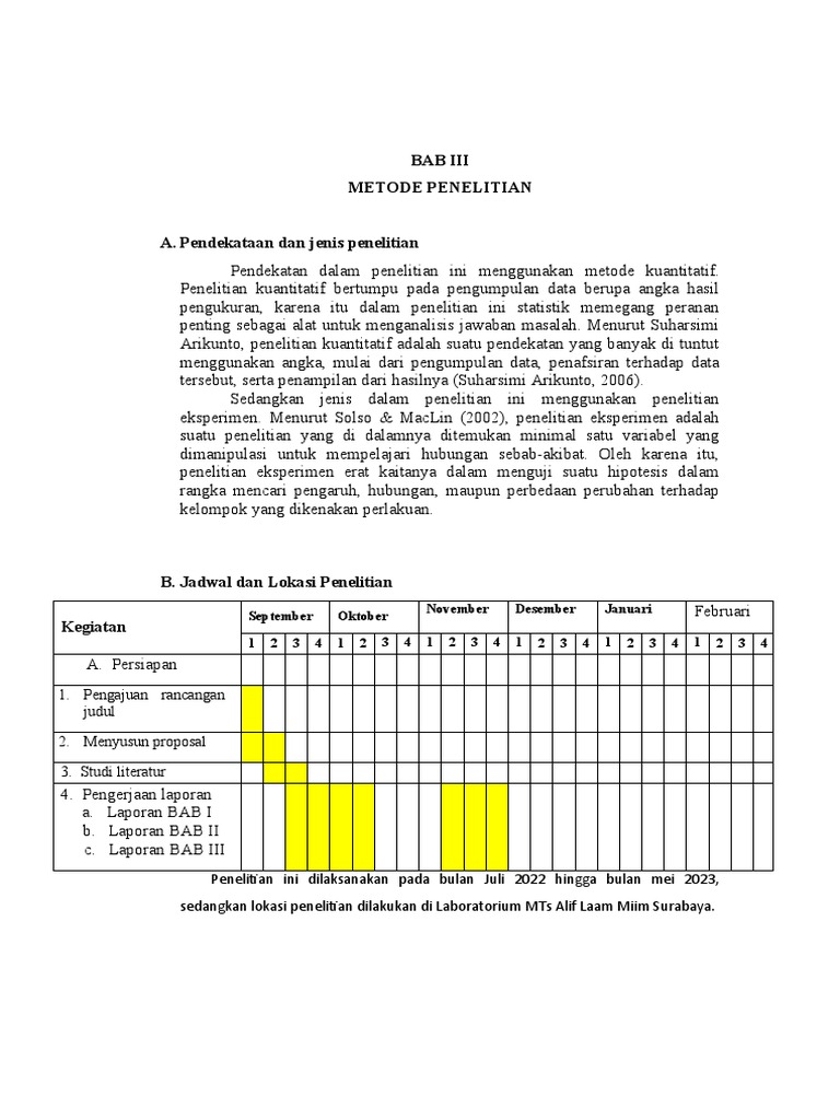 Template BAB III | PDF | Kesehatan Holistik | Sains & Matematika