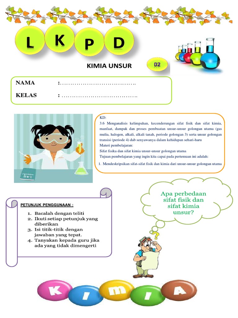 LKPD Kimia Unsur-1 | PDF