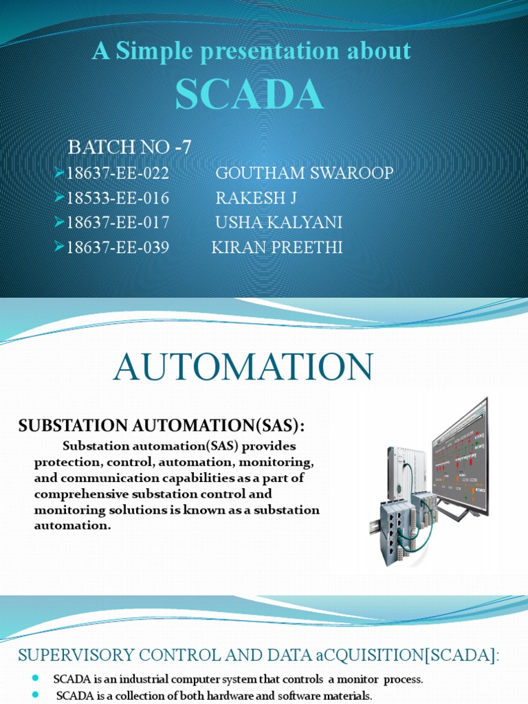 Scada Pdf Electrical Substation Scada