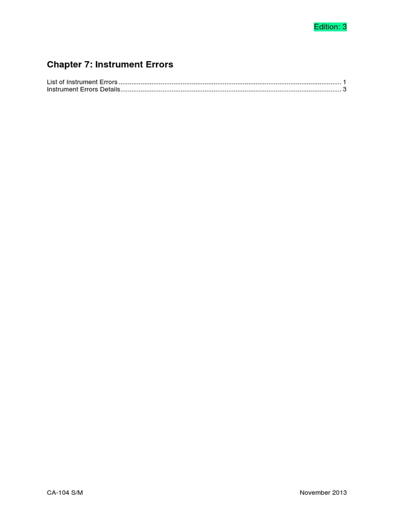 CA-104 E 07 Instrument Errors | PDF | Digital Photography ...