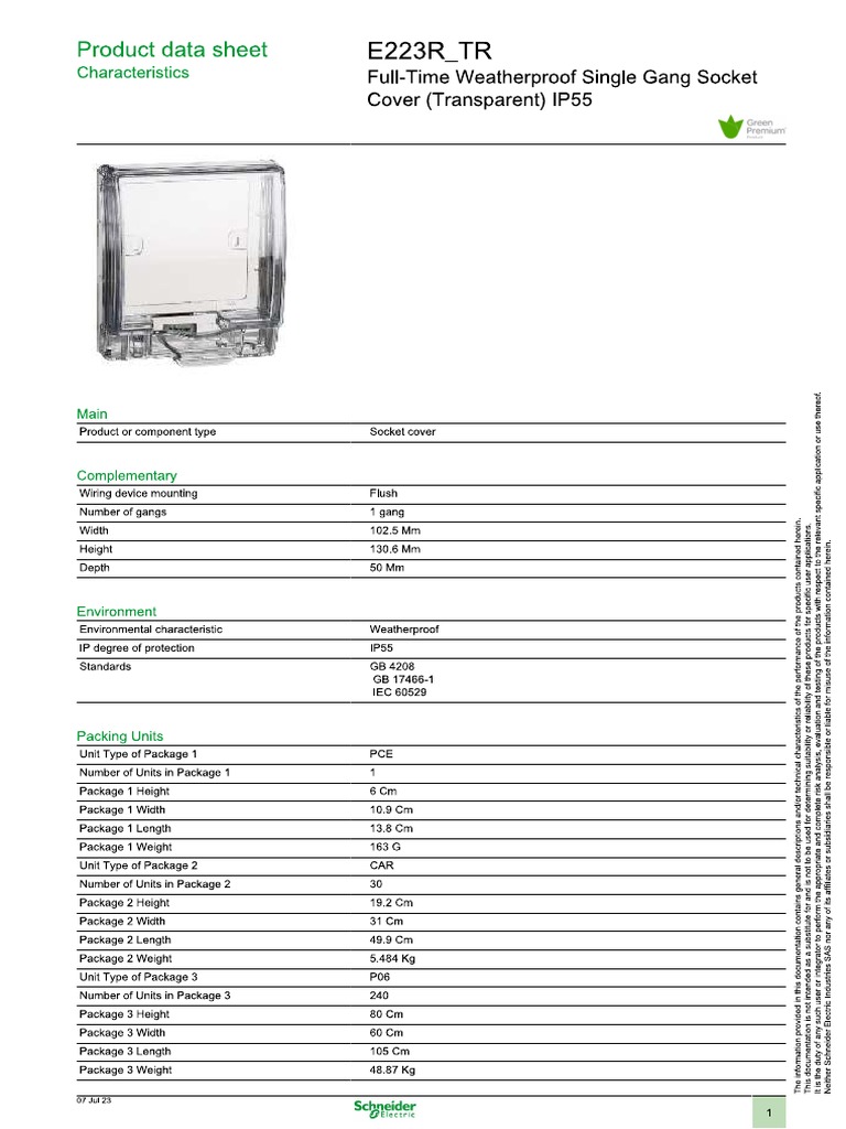 20. E223r_tr cover sockets | PDF