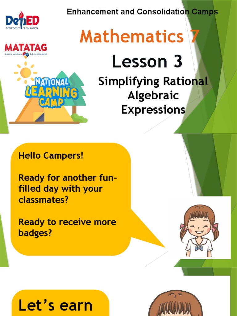 Math 8 - Lesson 3 | PDF | Cognition | Mathematics