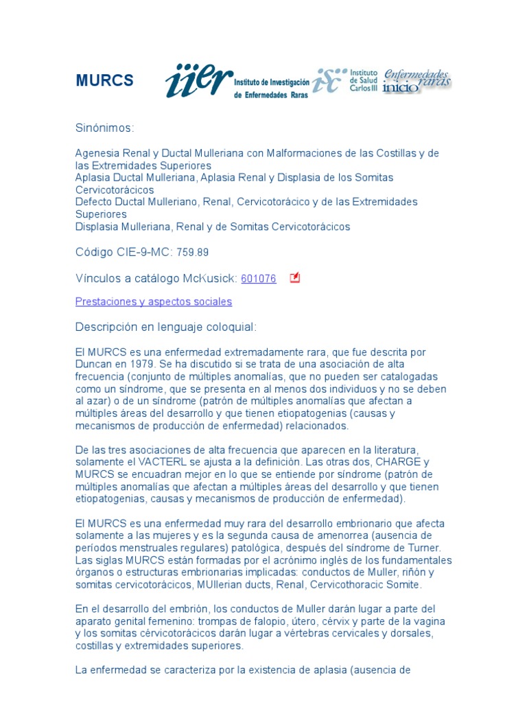 MURCS | PDF | Riñón | Medicina