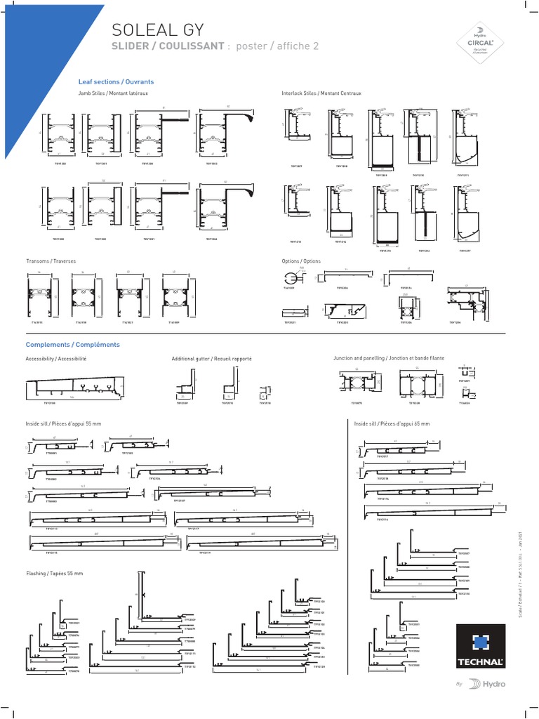 Soleal GY Slider Specifications Guide | PDF