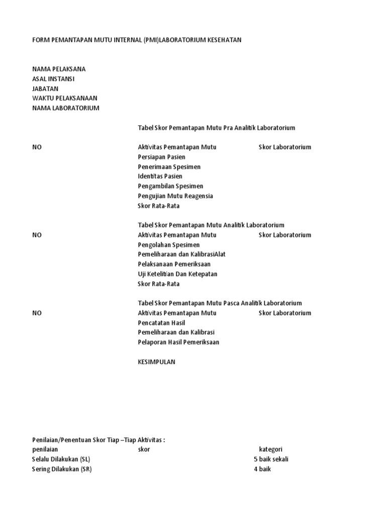 Form Pmi | PDF