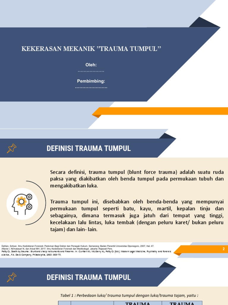 Trauma Tumpul dan Luka Lecet | PDF
