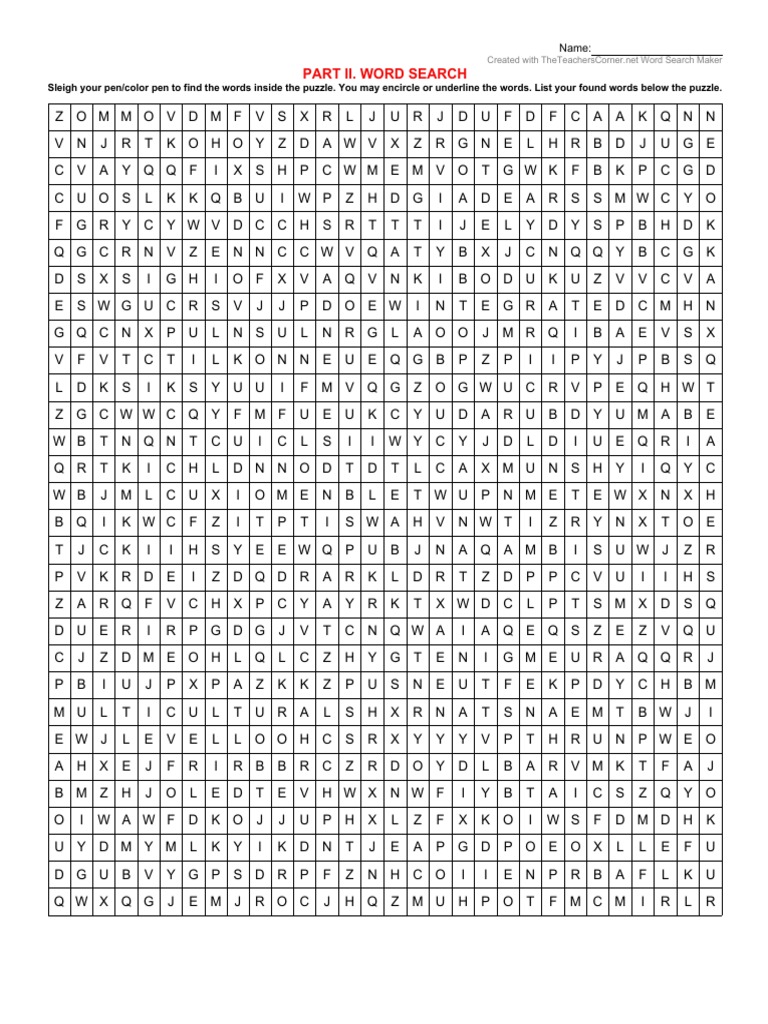 Wordsearch ZEvddxrReZ | PDF