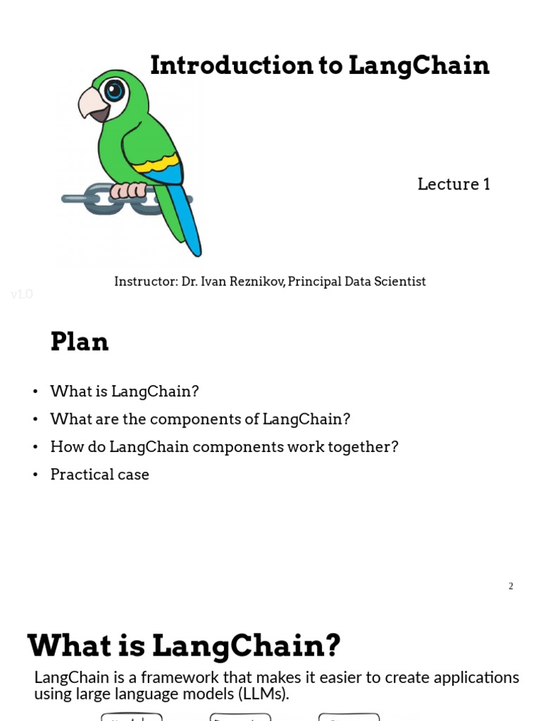 Introduction To LangChain | PDF