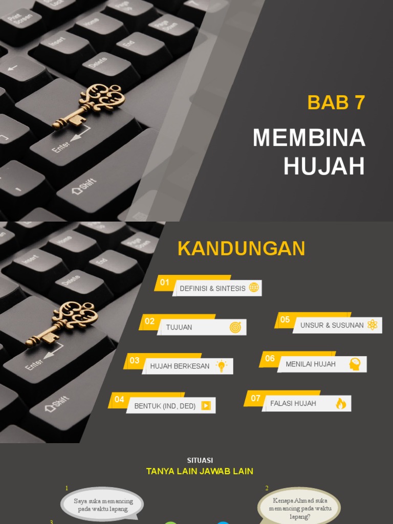 Bab 7 Membina Hujah | PDF