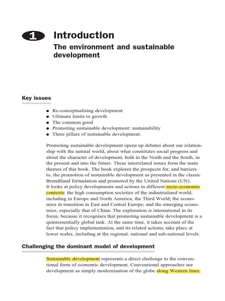 Introduction in Sustainable Development - Susan Baker | PDF