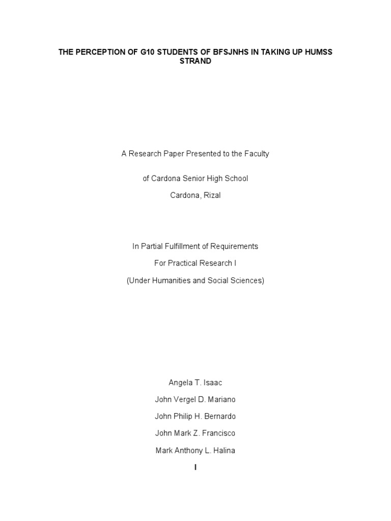 Practical Research 1 | PDF