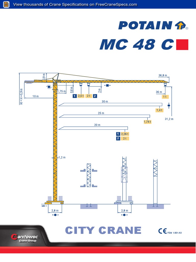 Potain MC 48 C | PDF