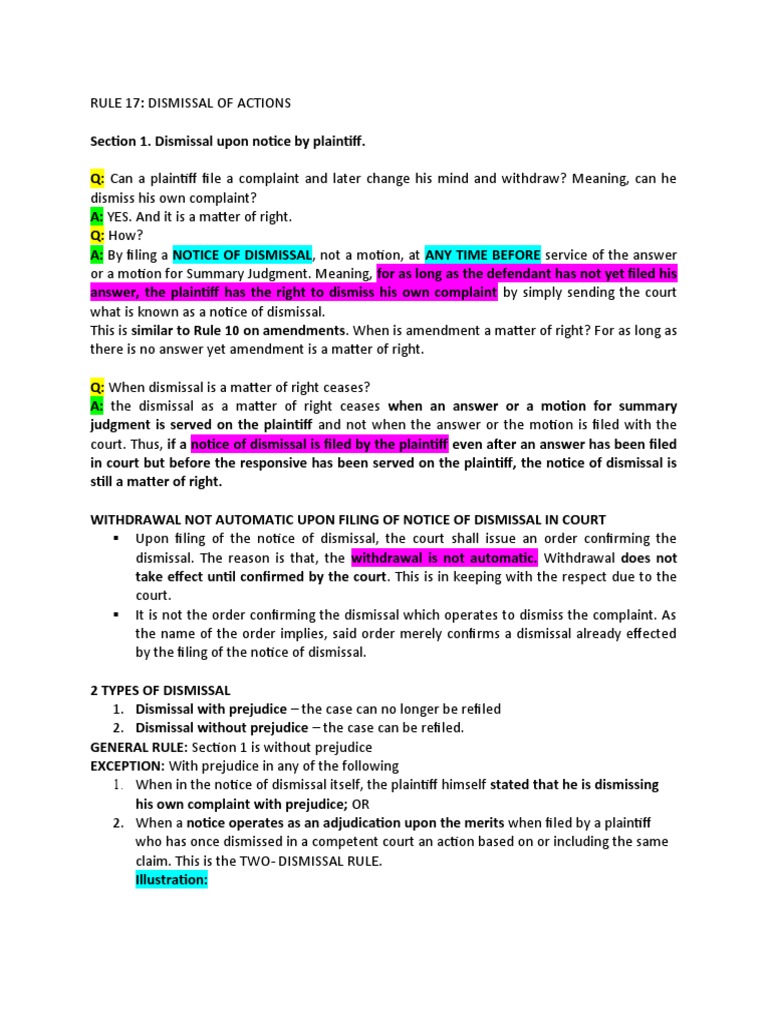 RULE 17 Civpro | PDF