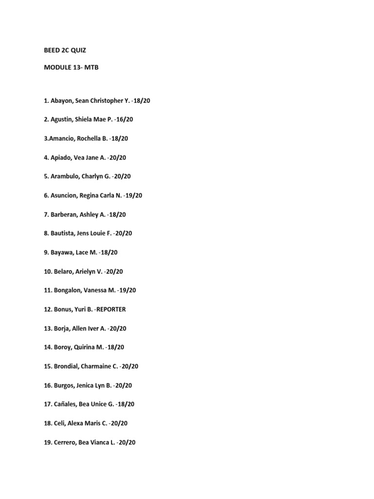 Module 13 Beed | PDF