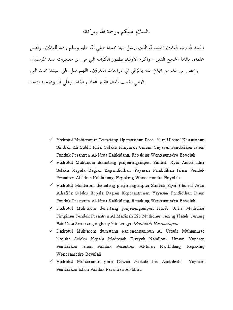 MC. Haflah 2023 | PDF