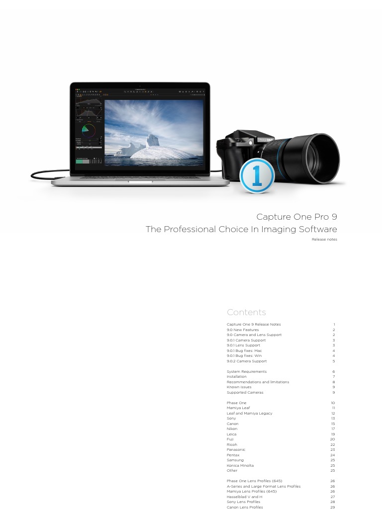 Capture One 9.0.2 Release Notes (Rev 1.3) | PDF | Installation ...