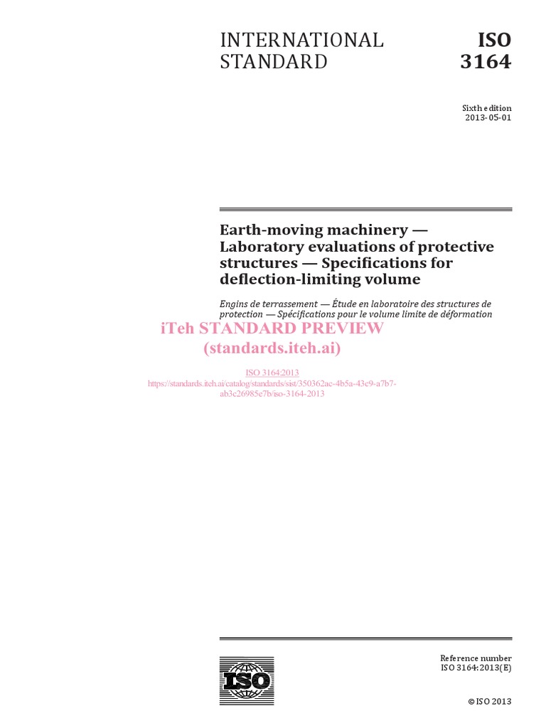 Iso 3164 2013 | PDF | International Organization For Standardization