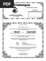Undangan Khitan | PDF