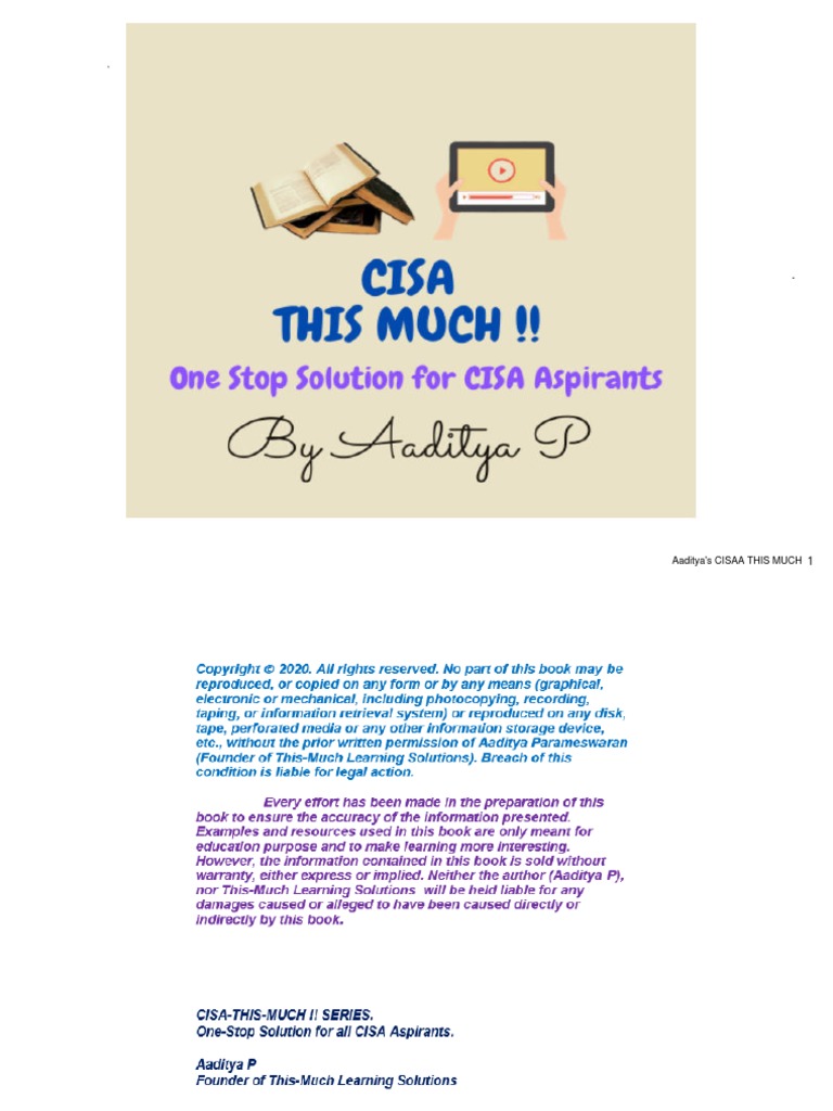 MASTERCHART CISA 2nd Domain | PDF