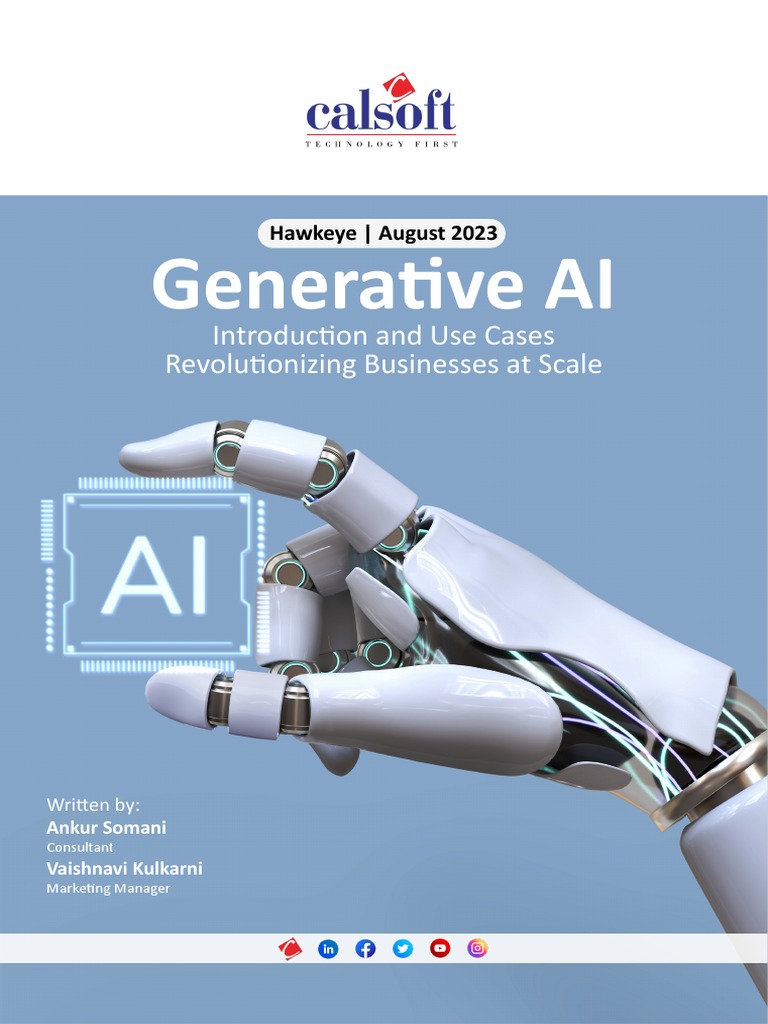 Generative AI: Transforming Industries | PDF | Artificial Intelligence ...